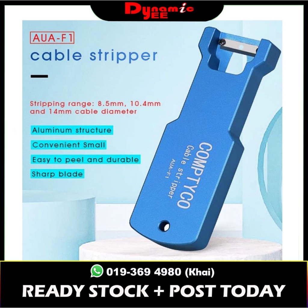 COMPTYCO AUA-F1 Optical Fiber Cable Stripper 8.5mm 10.4mm 14mm Cable ...