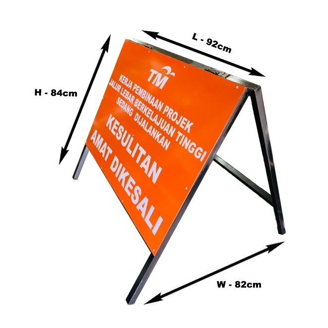 TM SAFETY SIGNAGE TELEKOM SIGNBOARD TMSB101 | Dynamic EE Zone Sdn Bhd