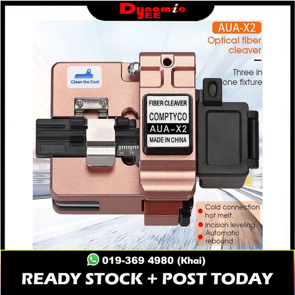 High Precision AUA-X2 FTTH cutting tool Optical Fiber Cable Cutter ...