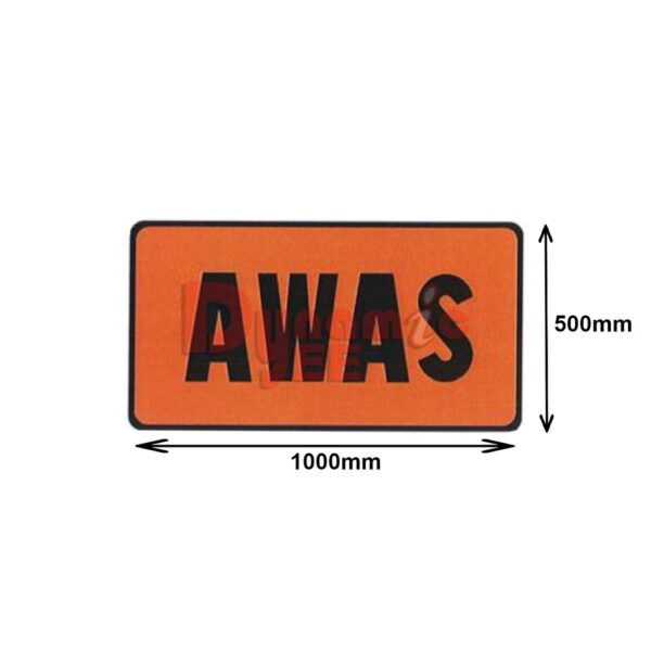 AWAS Signboard for Construction/Telecom Use TMSB101 | Dynamic EE Zone ...
