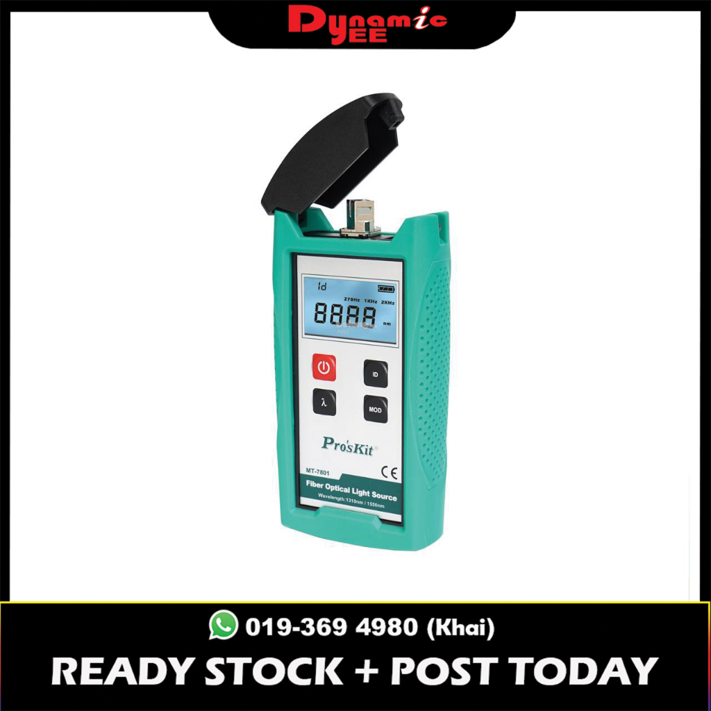 PRO'SKIT FIBER OPTIC LIGHT SOURCE 1310NM/1550NM MT-7801-FC | Dynamic EE ...
